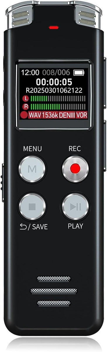 64GB Digital Voice Recorder with Playback – Purchase Officials Supplies