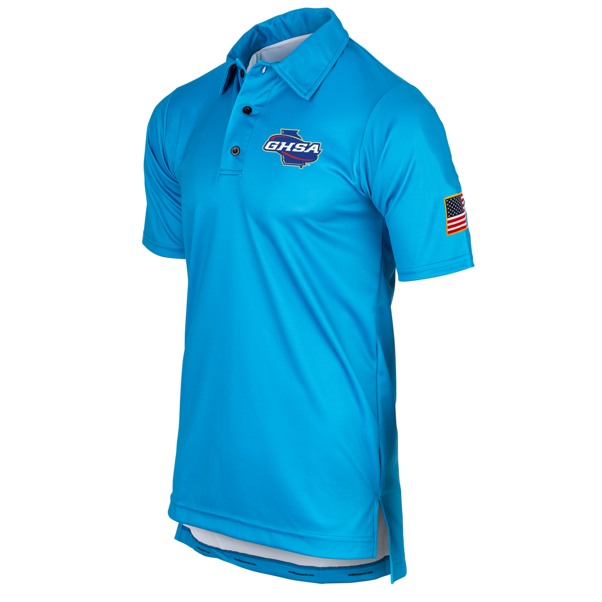 Georgia GHSA Logo Men's Blue Volleyball Shirts – Purchase Officials ...