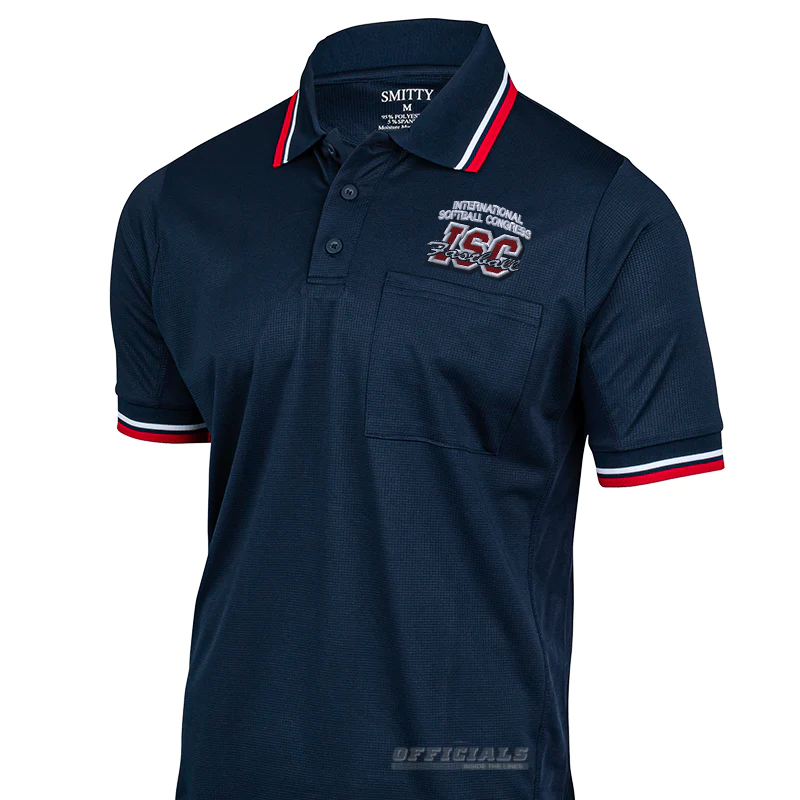 ISC Logo Smitty Navy Umpire Shirts – Purchase Officials Supplies