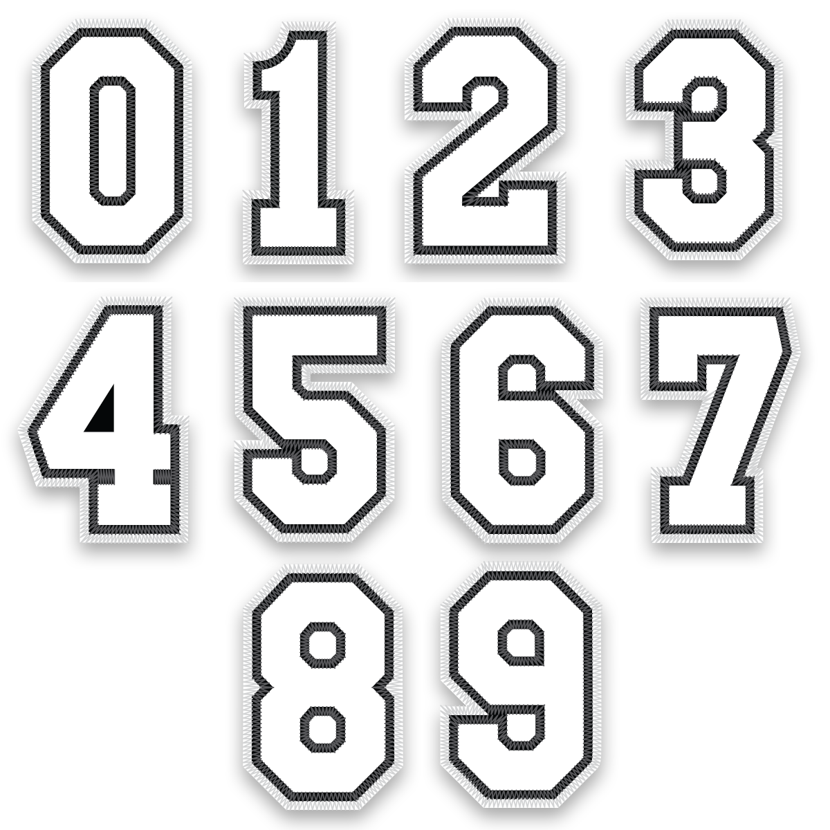 MLB 3-Color Umpire Numbers – Purchase Officials Supplies