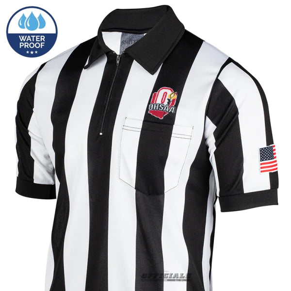 New! OHSAA Logo Short Sleeve Rain Shirt – Purchase Officials Supplies
