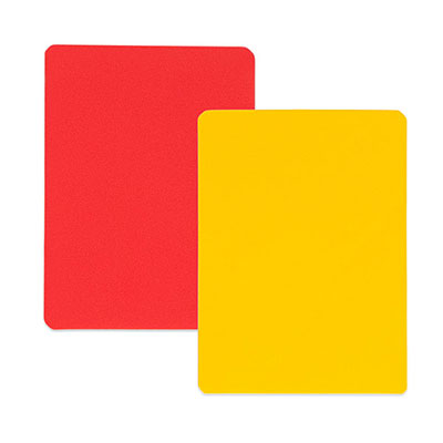 Red & Yellow Cards – Purchase Officials Supplies