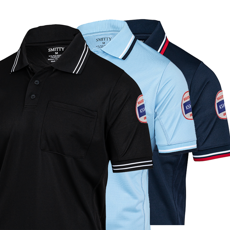 Kansas KSHSAA Logo Umpire Shirts – Purchase Officials Supplies