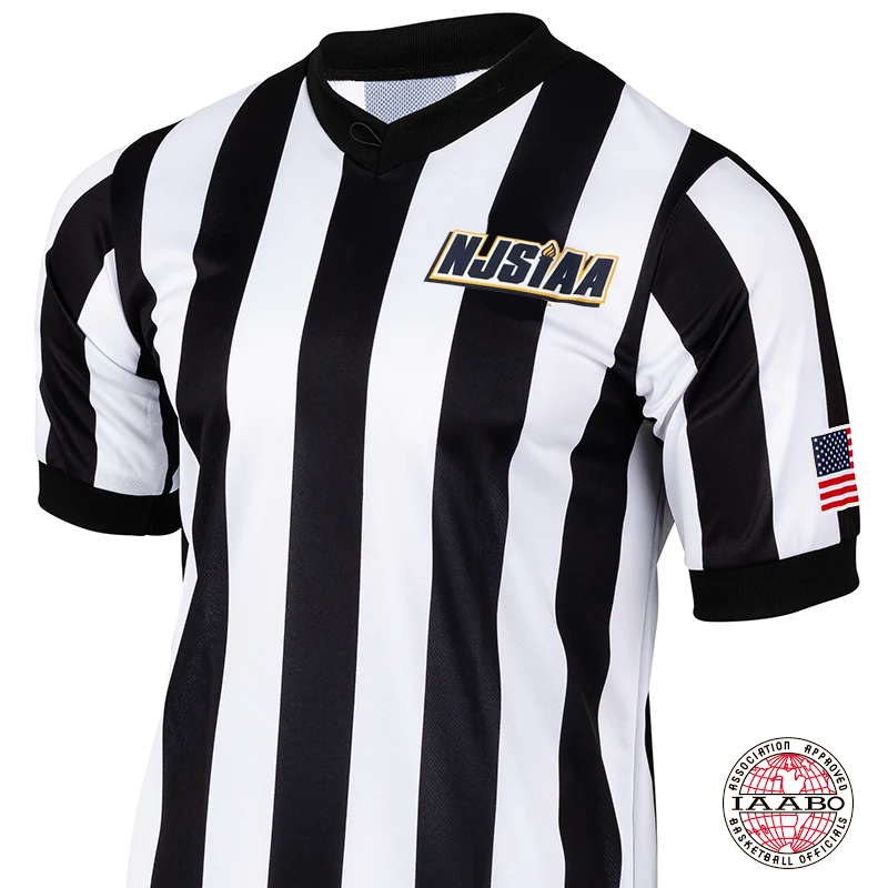 NJSIAA/IAABO Logo Basketball Referee V-Neck – Purchase Officials Supplies