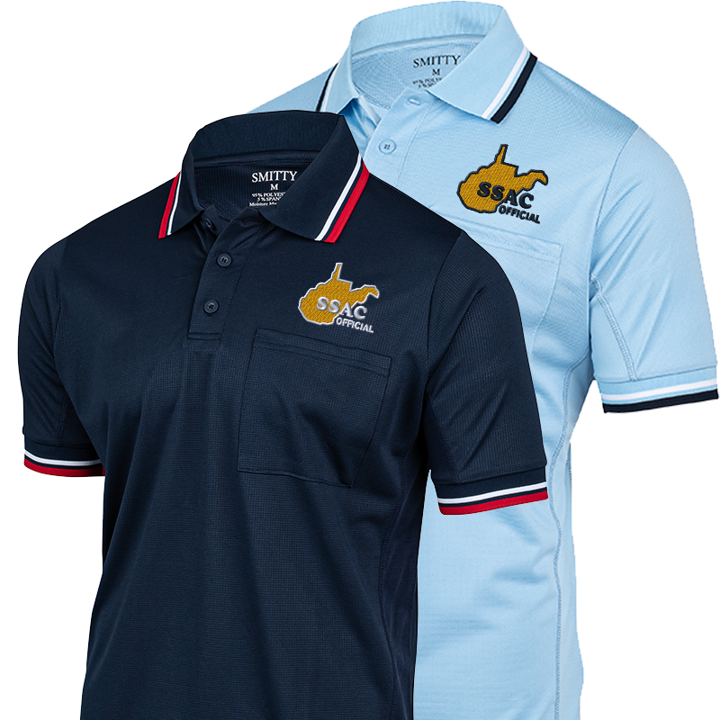 West Virginia SSAC Logo Umpire Shirts – Purchase Officials Supplies
